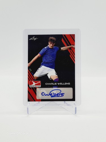 2023 Leaf Goal CHARLIE WELLENS Authentic Auto Autograph Card | eBay