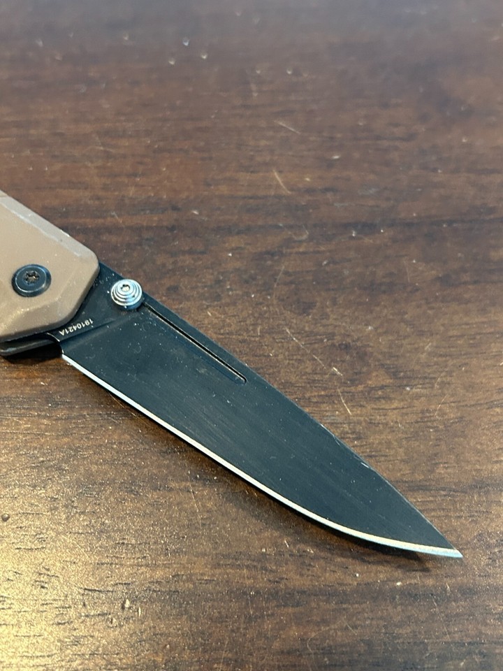 Gerber Zilch Pocket Knife Liner Lock Plain Edge Blade Coyote A2592 | eBay