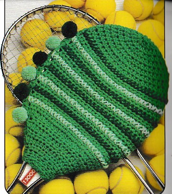 Tennis Racket Cover - Fits standard racket - Worsted yarn - Crochet ...