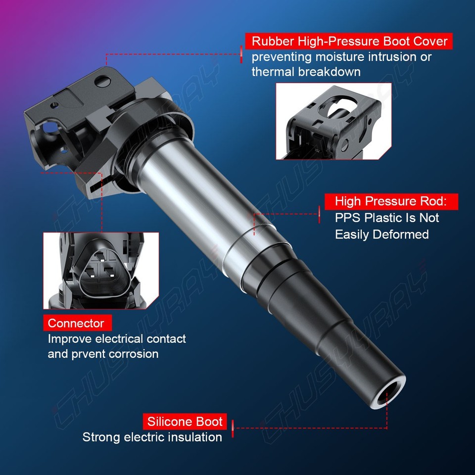 ⭐4PCS Ignition Coils For Toyota Sienna 2007-2015 3.5L UF487 UF-598 | eBay