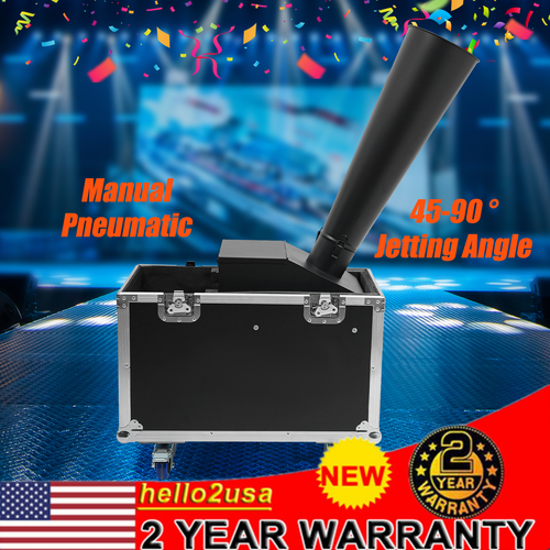 CO2 Confetti Machine with Flight Case Confetti Blaster Jet 19.68 ft | eBay