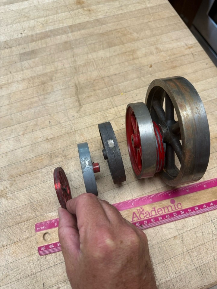 Vintage Model Live Steam Flywheels Lot Of 6 | eBay