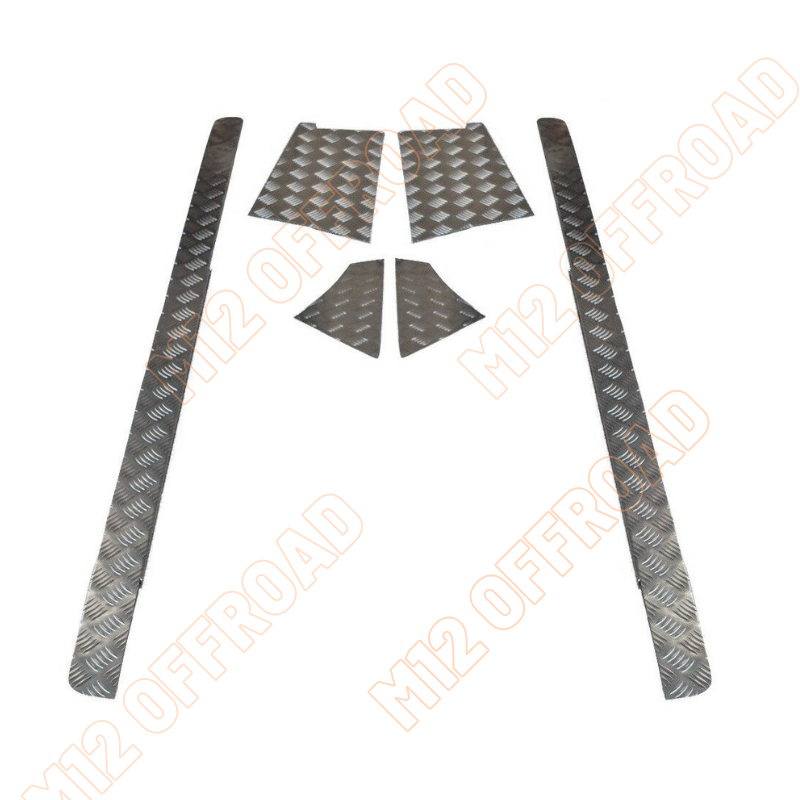 Defender 110 5 Door Set (Quadrants,Corners & Sills)- Natural 2mm ...