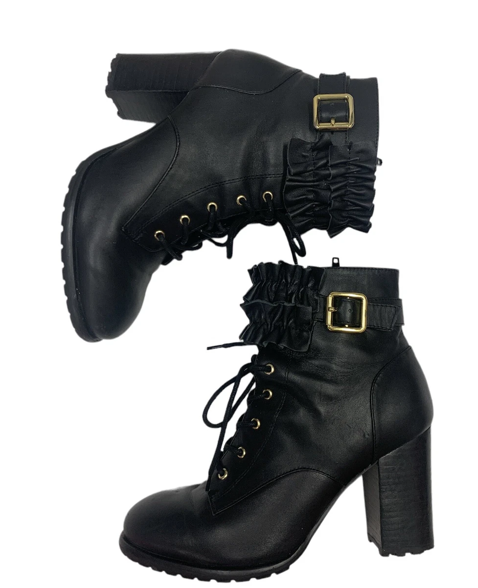 Betsey Johnson Ruffle Boots