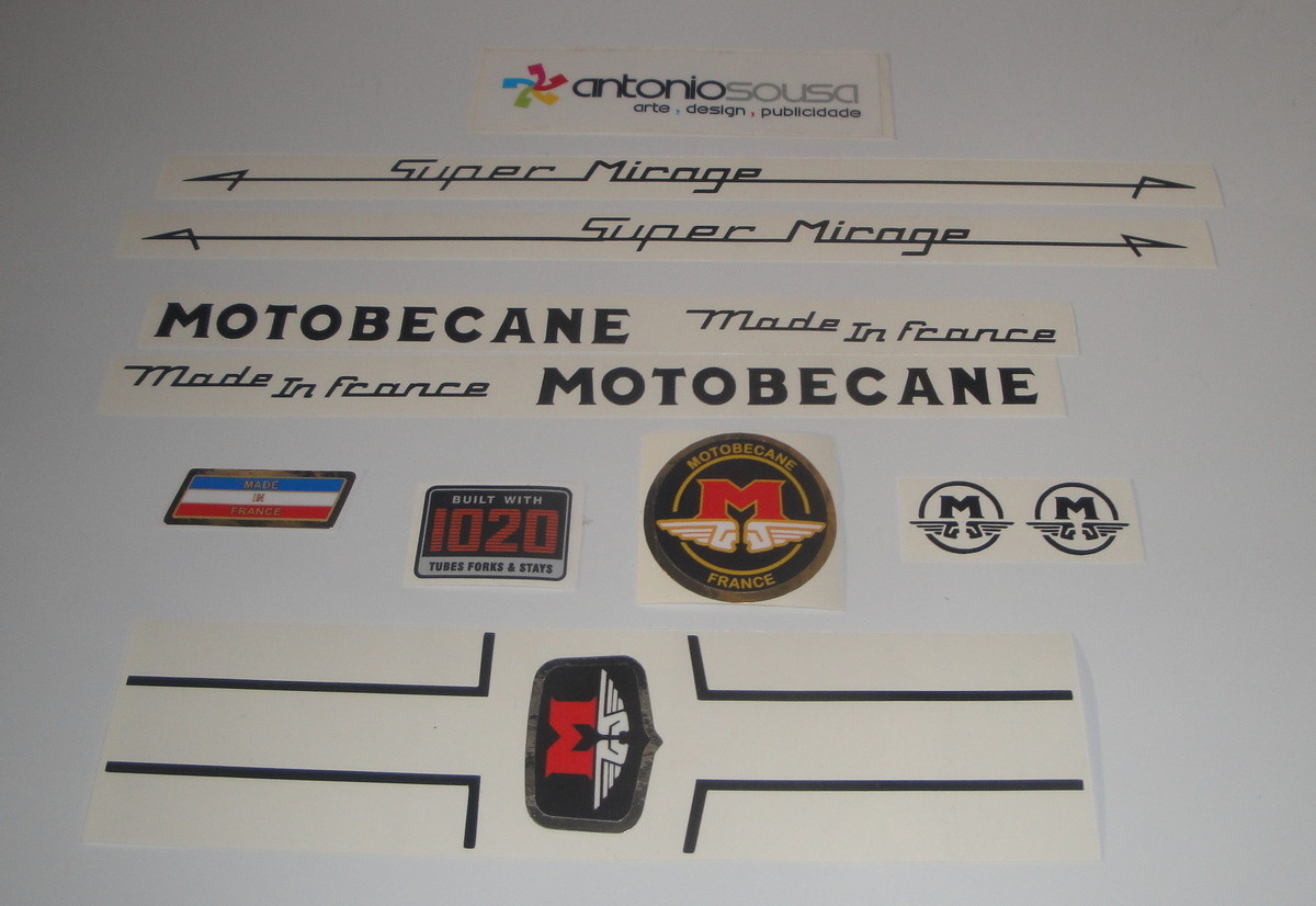Motobecane Super Mirage stickers autocollants decals adesivi aufkleber ...