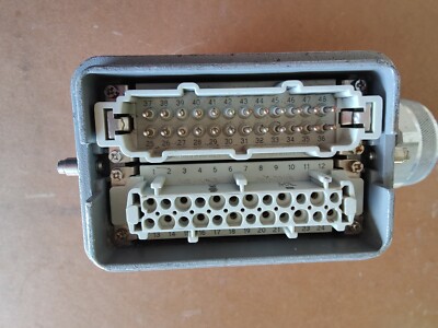 Harting Double Heavy Duty Cable Connector Plug | eBay