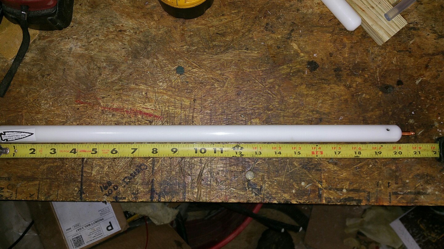 20" ISHI STICK PRESSURE FLAKER FLINT KNAPPING, (DELRIN ROD) | eBay