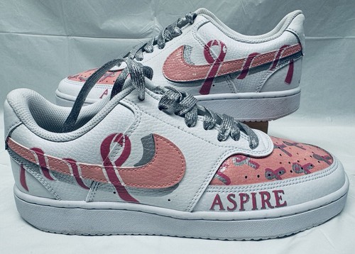 Nike Air Force One Breast Cancer Awareness Aspire Shoes Sneakers Women ...
