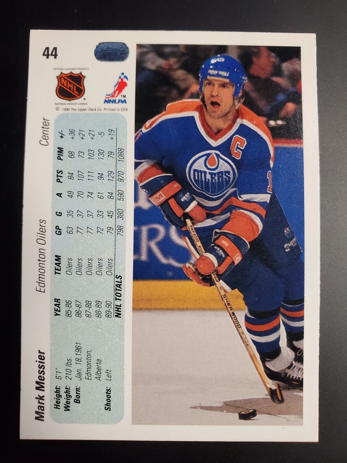 1990-91 Upper Deck - Mark Messier #44 for sale online | eBay