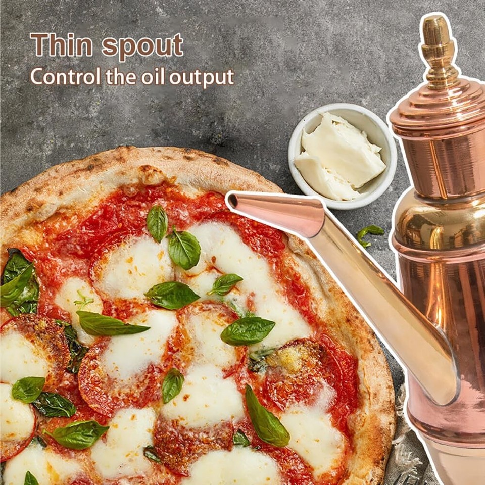 Olive Oil Dispenser Bottle, Retro Classic European Handmade Copper Oil ...