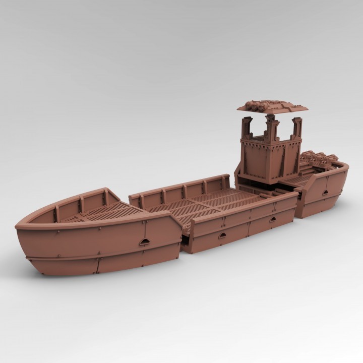 Cargo Ship Terrain 28mm 32mm Wargames Scenery Docks Container Boat ...