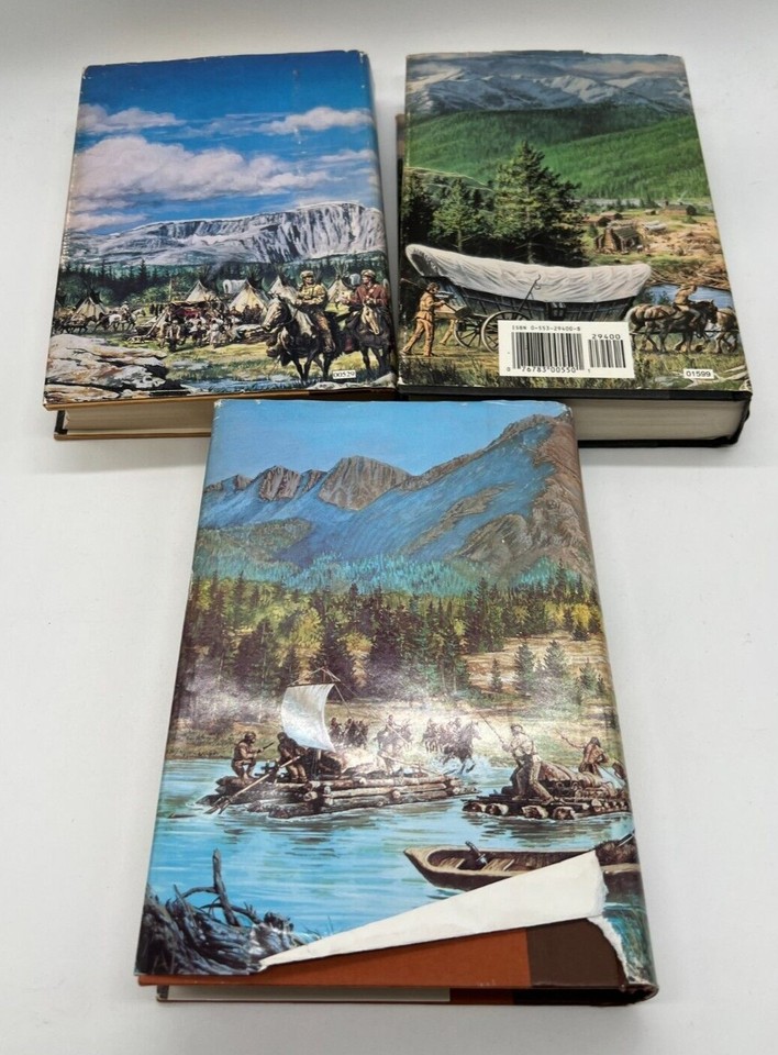 DANA FULLER ROSS WAGONS WEST FRONTIER TRILOGY -WESTWARD/OUTPOST ...