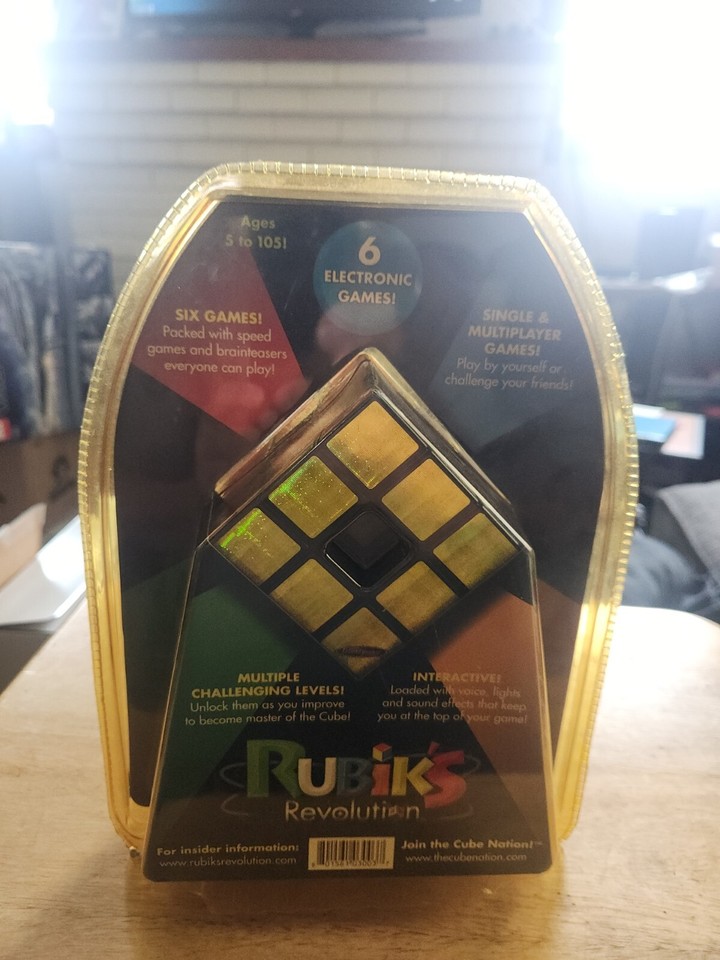 Rubik's Revolution Electronic Rubik's Cube 6 Games In 1 Brand New Toy 3003 | eBay