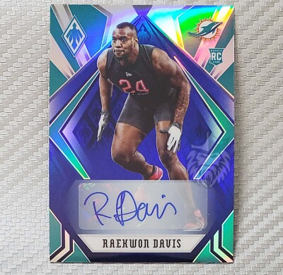 Raekwon Davis RC SP /25 📈2020 Phoenix Rookie Purple Autograph #167 MIA ...