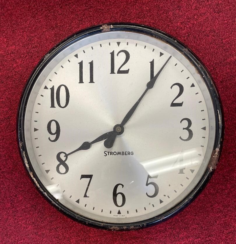 Antique Stromberg Wall Clock | eBay