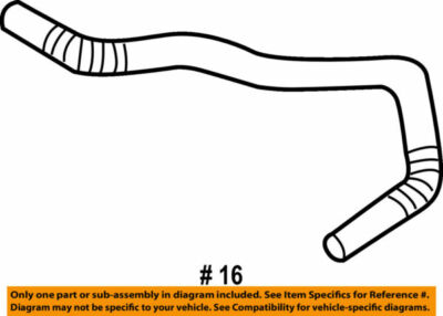 44348-33180 Toyota Hose, oil reservoir to pump, no.1 4434833180, New ...