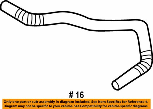 44348-33180 Toyota Hose, oil reservoir to pump, no.1 4434833180, New ...