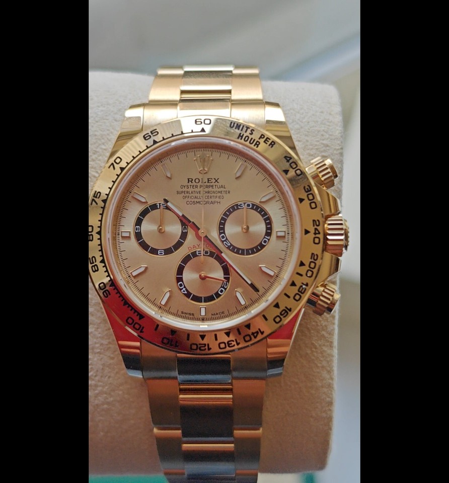 NEW Rolex Cosmograph Daytona 126508 Champagne Dial UNWORN Full Set IN ...