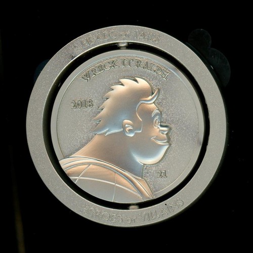 WDW Wreck It Ralph & King Candy Silver Coin Heroes vs Villains LE ...