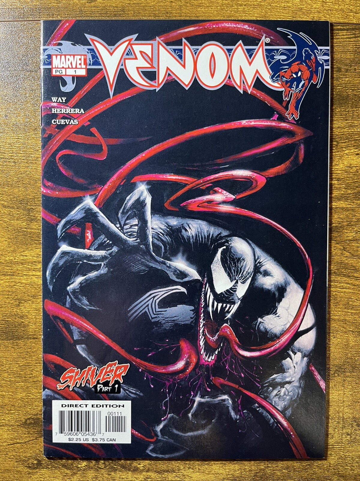 VENOM 1 SAM KEITH COVER 1ST APP OF PATRICIA ROBERTSON MARVEL COMICS ...