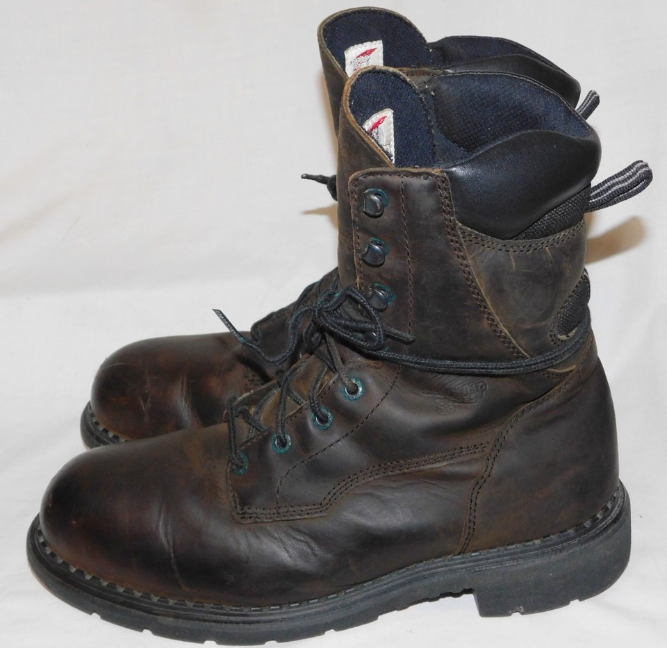 Red Wing Steel Toe Work Boots #2211 - Thinsulate Waterproof Men Size 9. ...