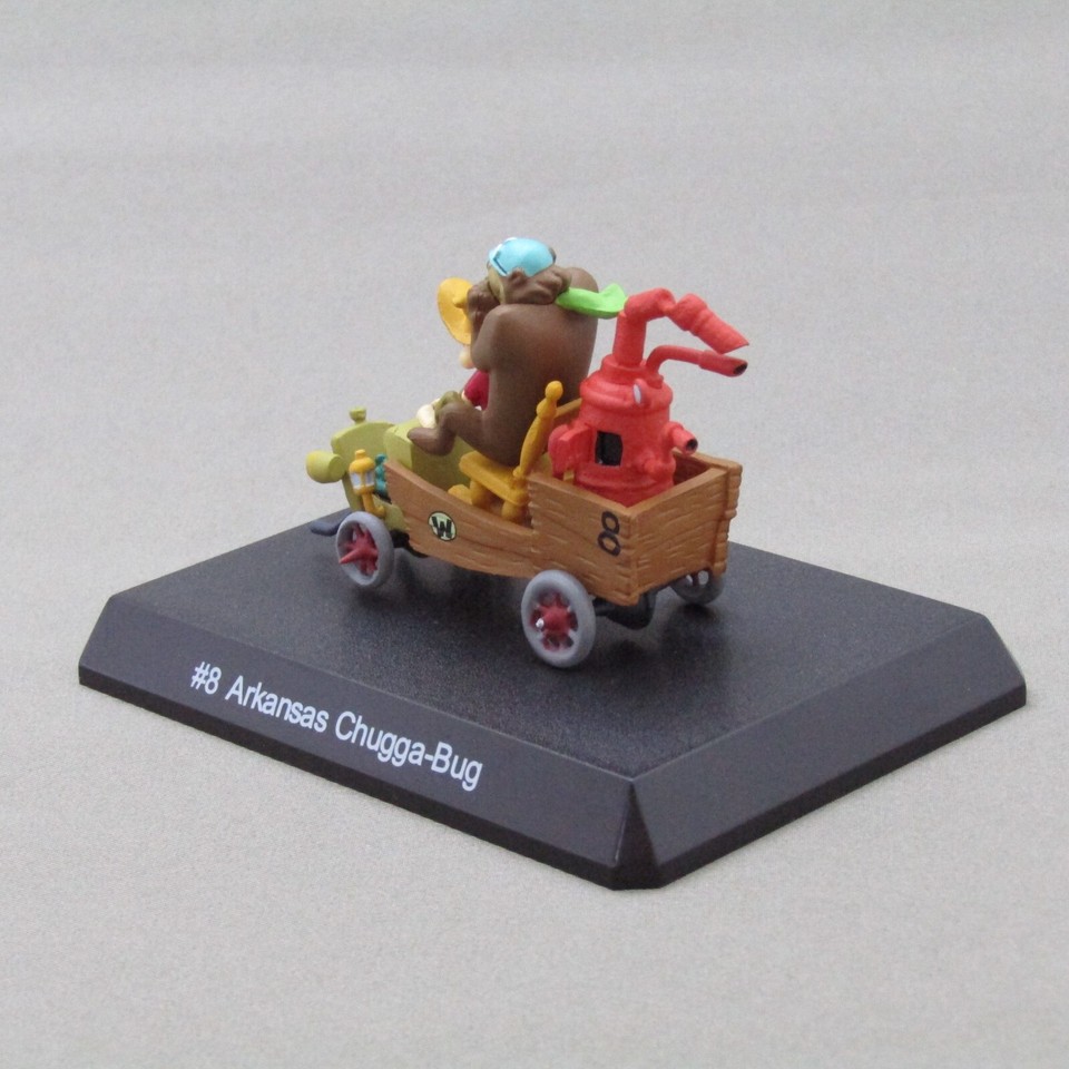 Wacky Races No.8 Arkansas Chugga-Bug Konami Mini Figure Hanna Barbera ...