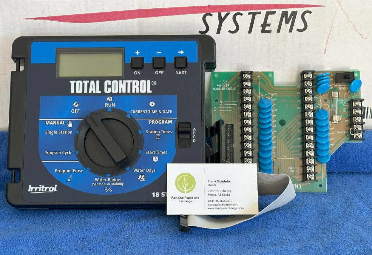 Irritrol Total Control-R Outdoor Irrigation Total Controller (TC-18EX-R) for sale online | eBay
