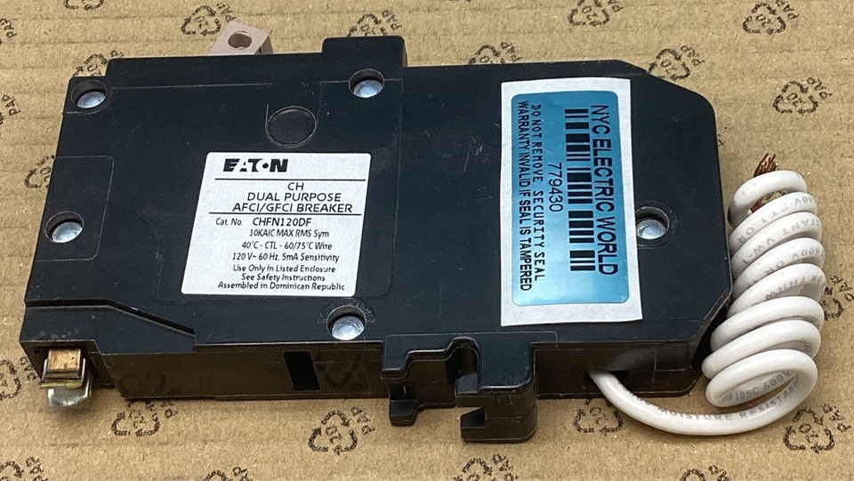 New Circuit Breaker Eaton CHFN120A1CS CHFAFGF120 CHFN120DF 20 Amp Dual ...