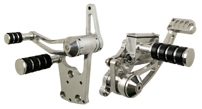 POLISHED FORWARD CONTROL KIT HARLEY SOFTAIL FXST FXSTC NIGHT TRAIN ...