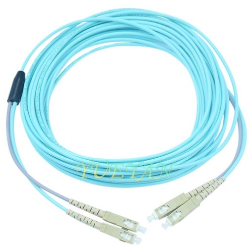 50m Armored CableSC-SC Fiber Cable 10G OM3 Duplex Fiber Optical Cable Patch Cord | eBay