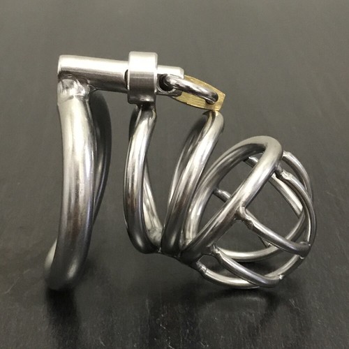 Stainless Steel Male Chastity Device Metal Cage Standard Men Locking ...