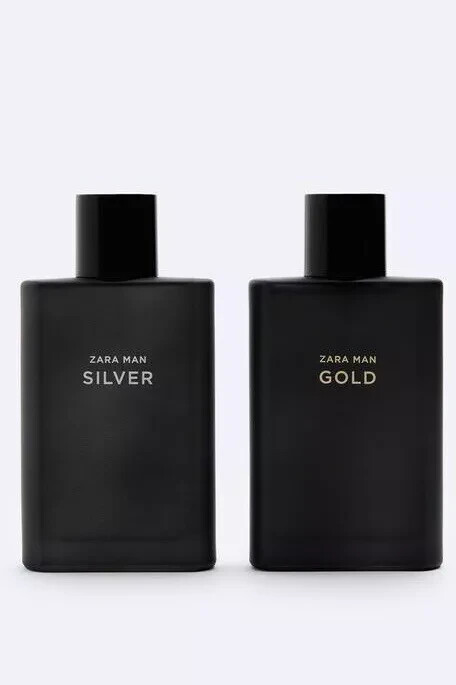 ZARA Gold & Silver Duo Set Man Eau De Toilette 2 x 90ml (3.04 Oz ...