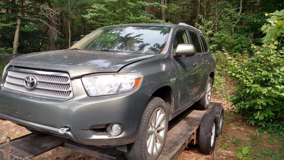 OEM TOYOTA HIGHLANDER HYBRID REAR AC EVAPORATOR LINES PIPES 08 09 10 11 ...