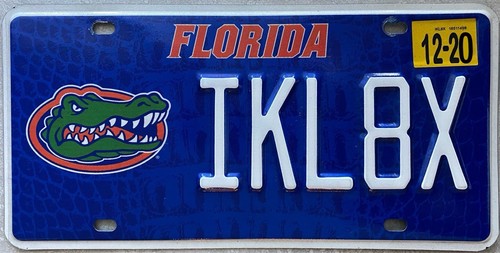2020 FLORIDA University of Florida Gators UF License Plate EXPRED | eBay