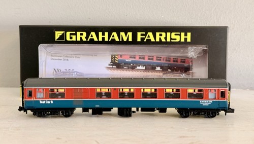 Graham Farish N Gauge 374-950K BR RTC Test Car 6 Collectors Club MIB ...