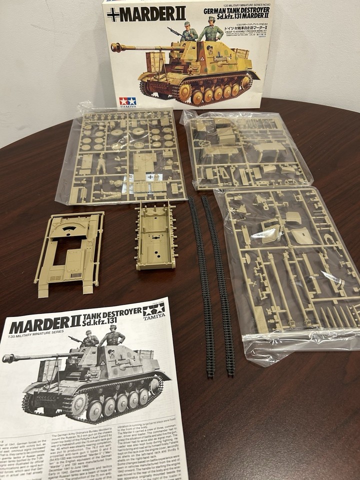 Tamiya Marder II German Tank Destroyer Sd.Kfz.131 1:35 Factory Bagged ...