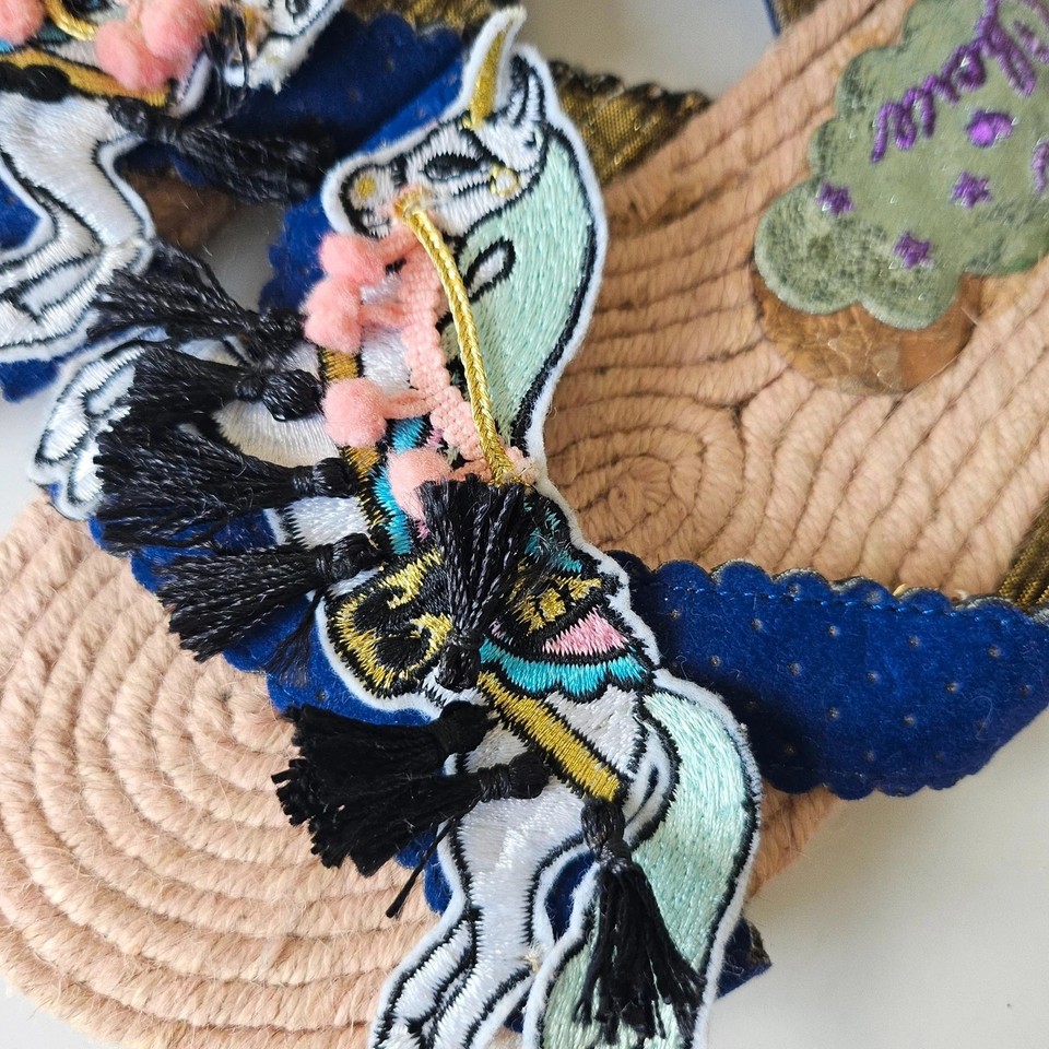 Irregular choice sandals navy blue flat summer shoes 3 | eBay Australia