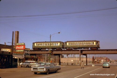 CTA Chicago Transit Authority "L" #4000s 1963 35mm Original Kodachrome ...