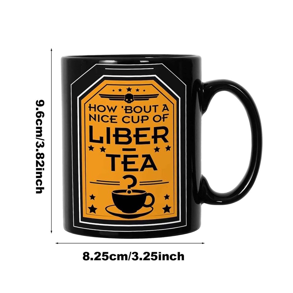 Liber-Tea Helldivers 2 Mug, Morning Cup Of Liber-Tea,Helldivers Taste ...