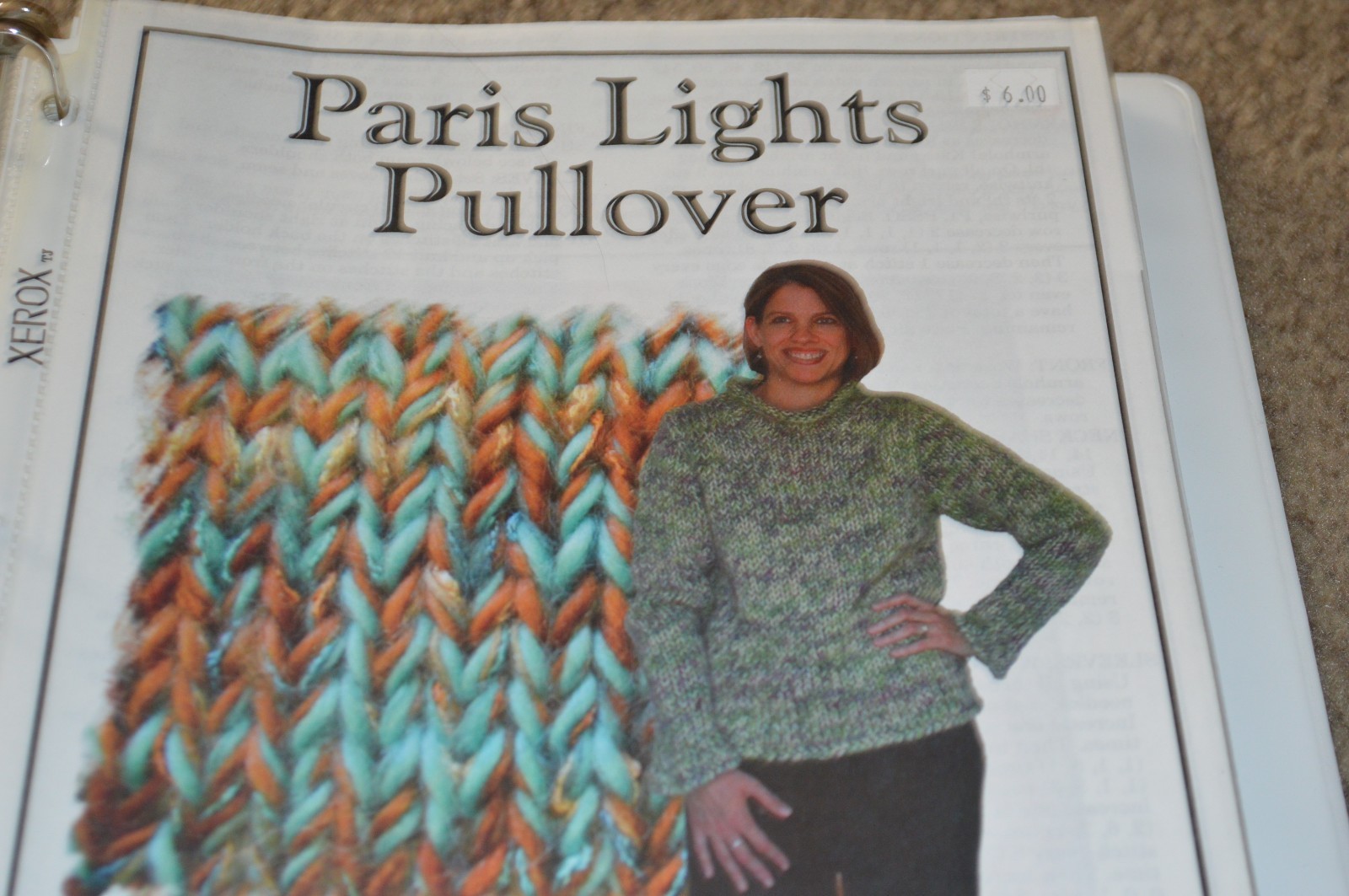 Fiesta Yarn Knitting Pattern Paris LIghts Pullover | eBay