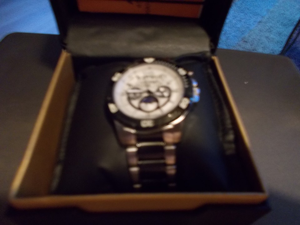 AKRIBOS XXIV AK-574 TTB MULTI-FUNCTION WATCH NEW IN BOX | eBay