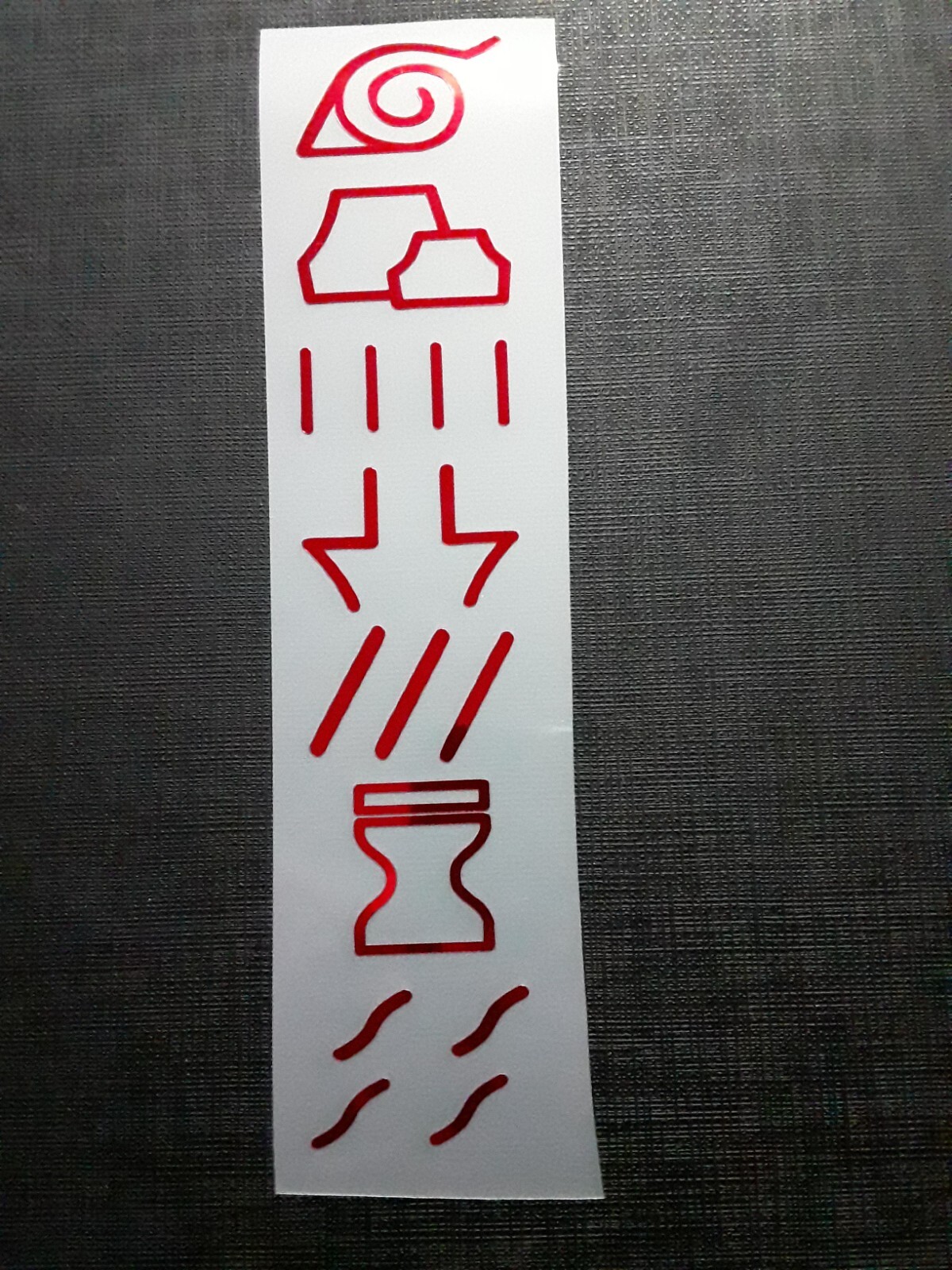 Village Symbol Holographic Naruto Sticker Vinyl Decal Waterproof! | eBay