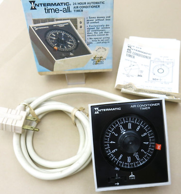 AIR CONDITIONER TIMER BY INTERMATIC ( E-942 ) 24 HR DESK TOP , 250V 60 ...