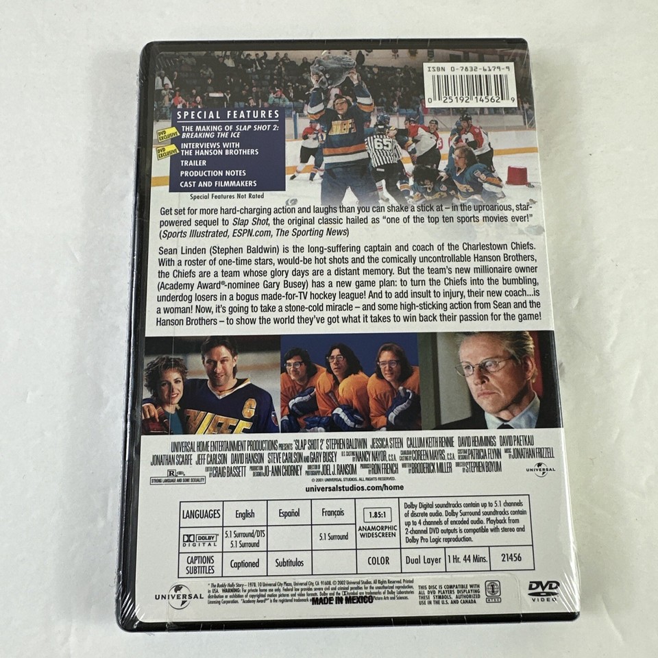 Slap Shot 2: Breaking the Ice (DVD, 2002) 25192145629| eBay