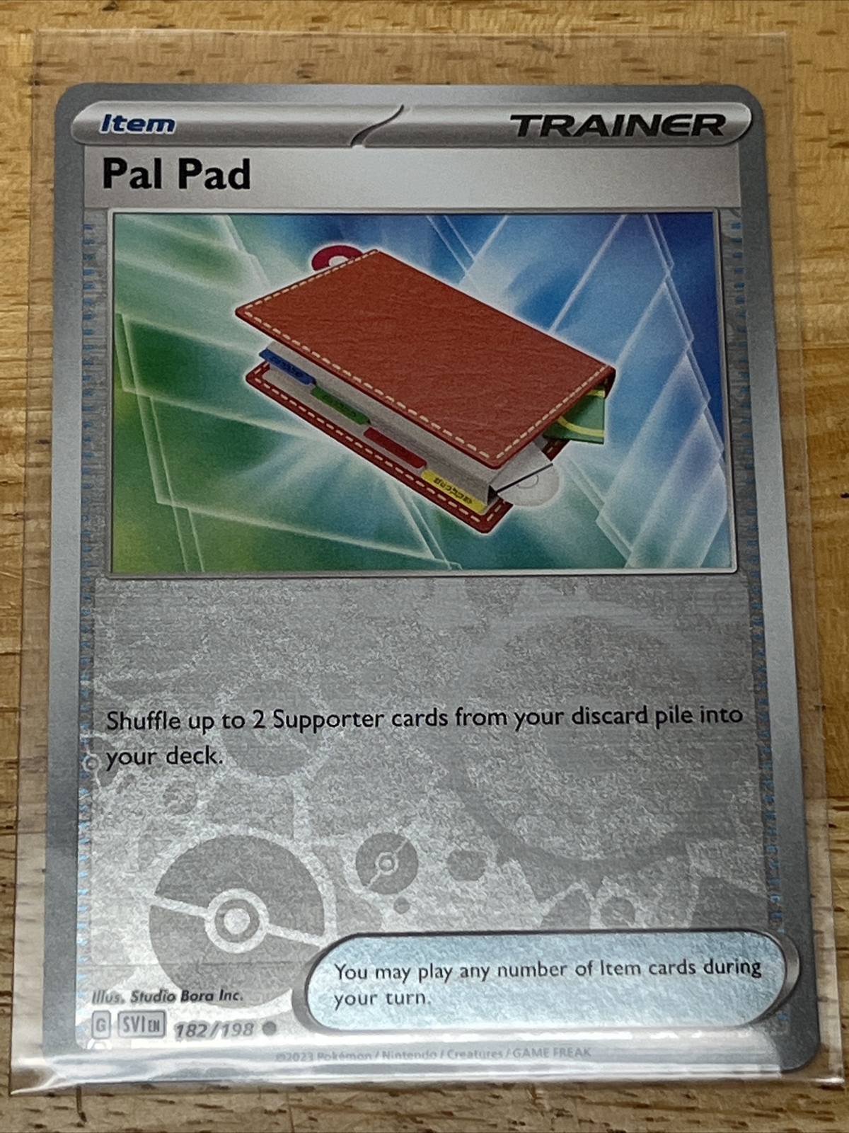 Pokémon TCG Pal Pad Scarlet & Violet Base Set 182/198 Reverse Holo ...