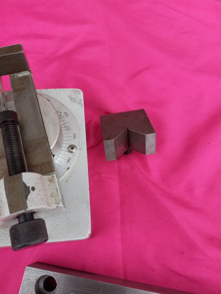 Rotary Table Workpiece Fixture With Vise For Shadowgraph/optical ...