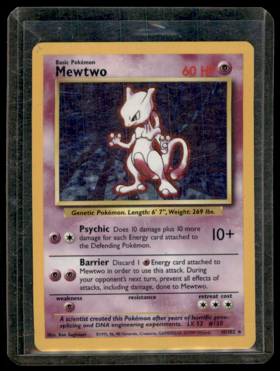 1999 CLASSIC - BASE SET MEWTWO BASIC/RARE HOLO #10 | eBay