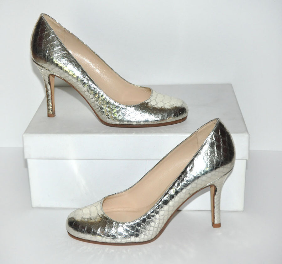 Kate Spade Italy Karolina Leather Snake Embossed Gold… - Gem