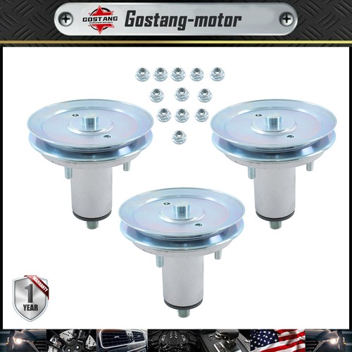3PK For Gravely Ariens 52" Deck Spindle Assembly w/Pulley 51537200 ...