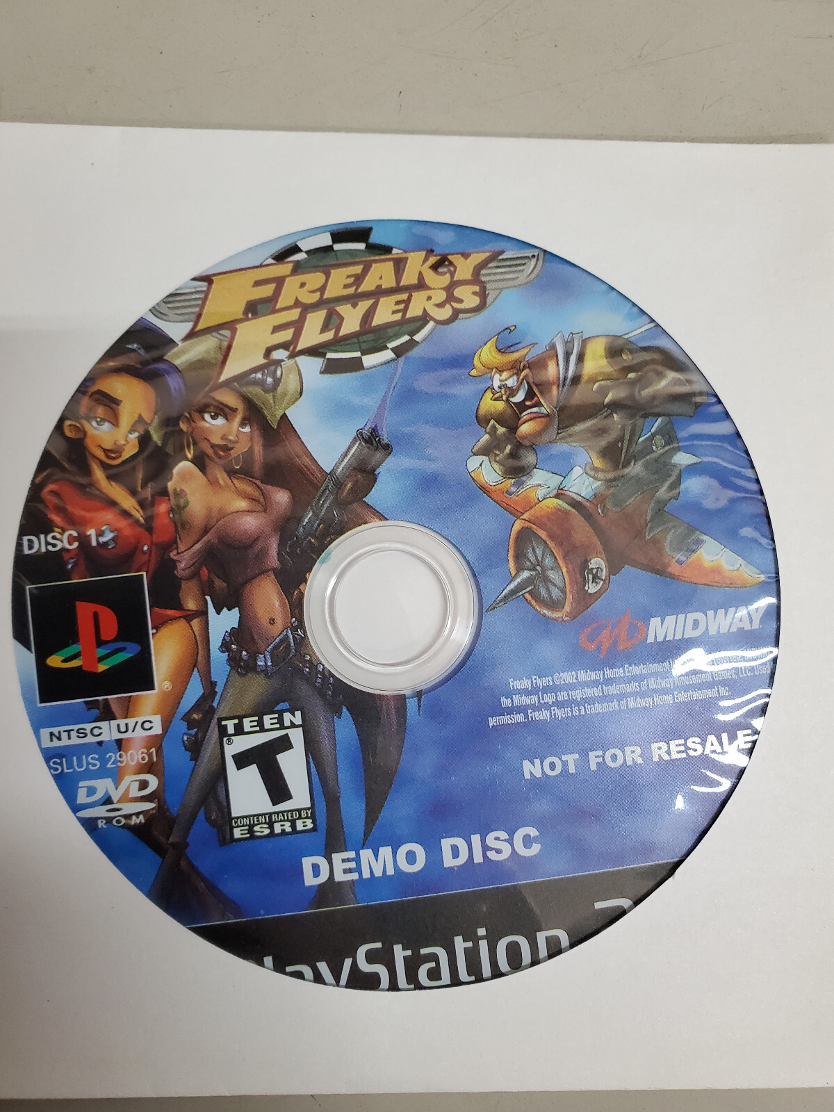 PlayStation 2 Freaky Flyers Demo Disc 2002 Midway PS2 Disc only Tested ...